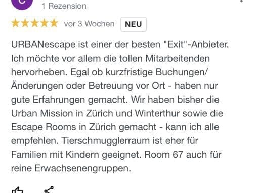 Escape Room und outdoor Escape Game | von URBANescape